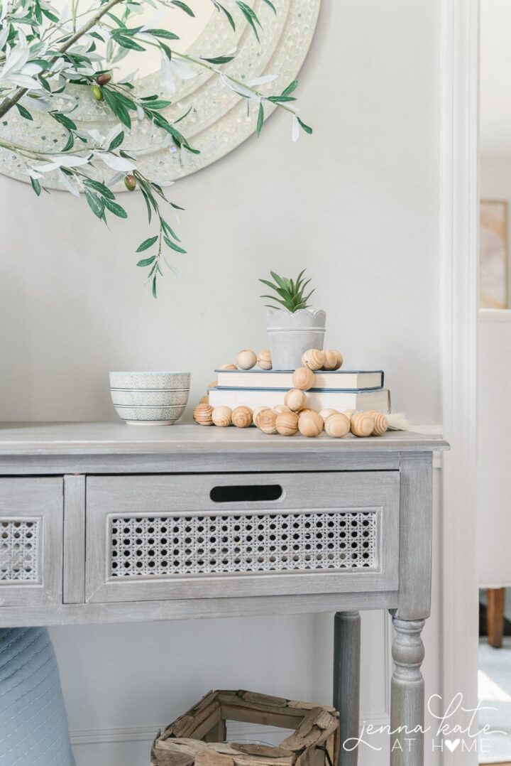 Summer Console Table Decor - Jenna Kate at Home