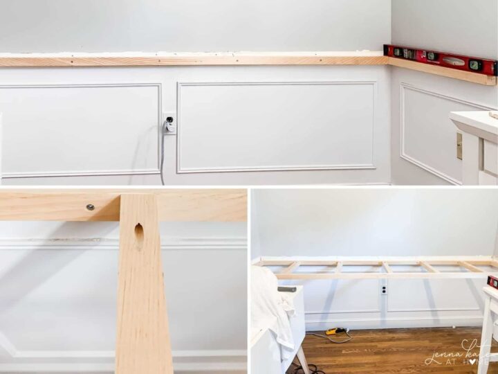 DIY Floating Desk - Jenna Kate at Home