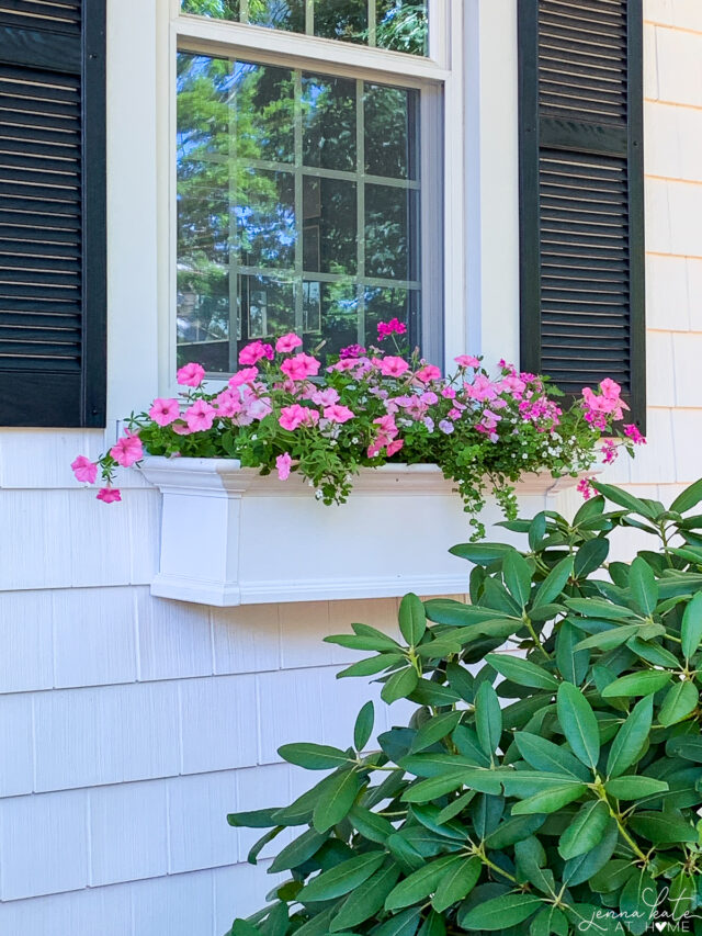 How To Plant Window Boxes Like a Pro - Jenna Kate at Home