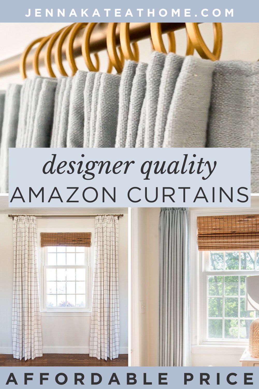 Designer Inspired Custom Curtains (aka The Amazon Famous Curtains!)