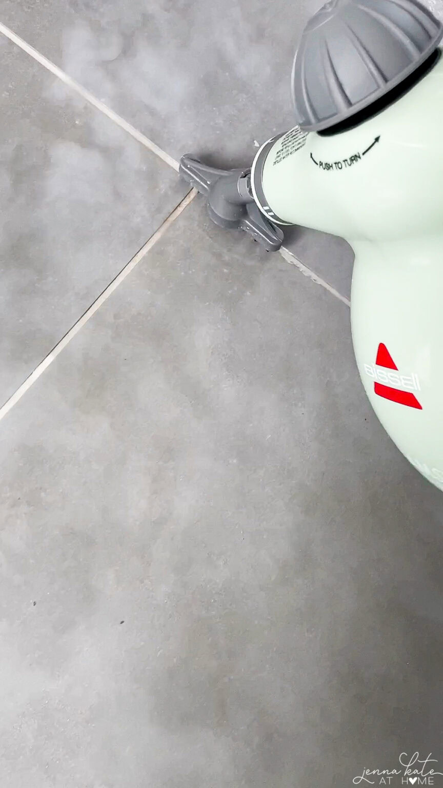 How to Clean Grout on a Tile Floor - Jenna Kate at Home